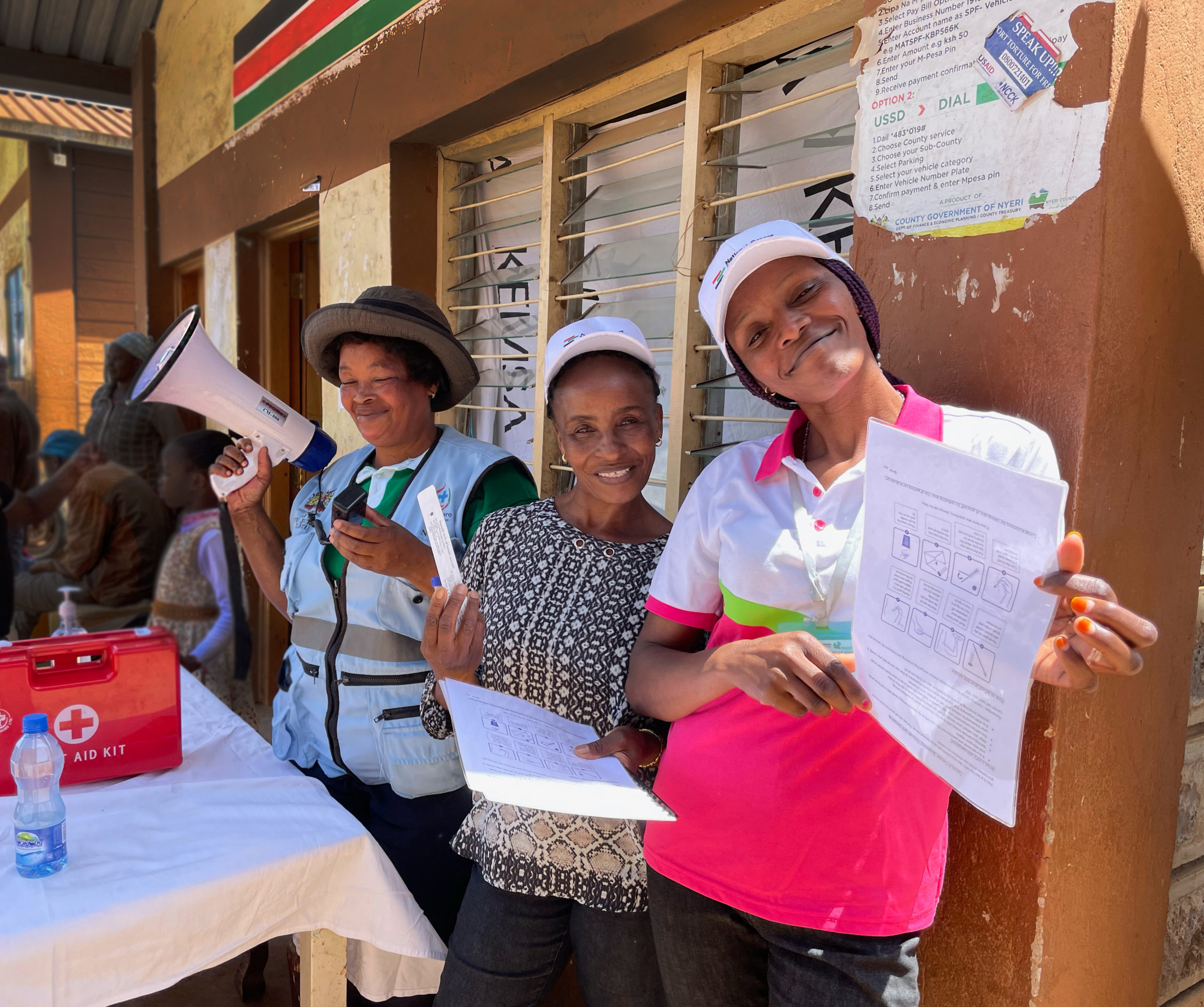 Ellen & Susan return from the field - Grounds for Health